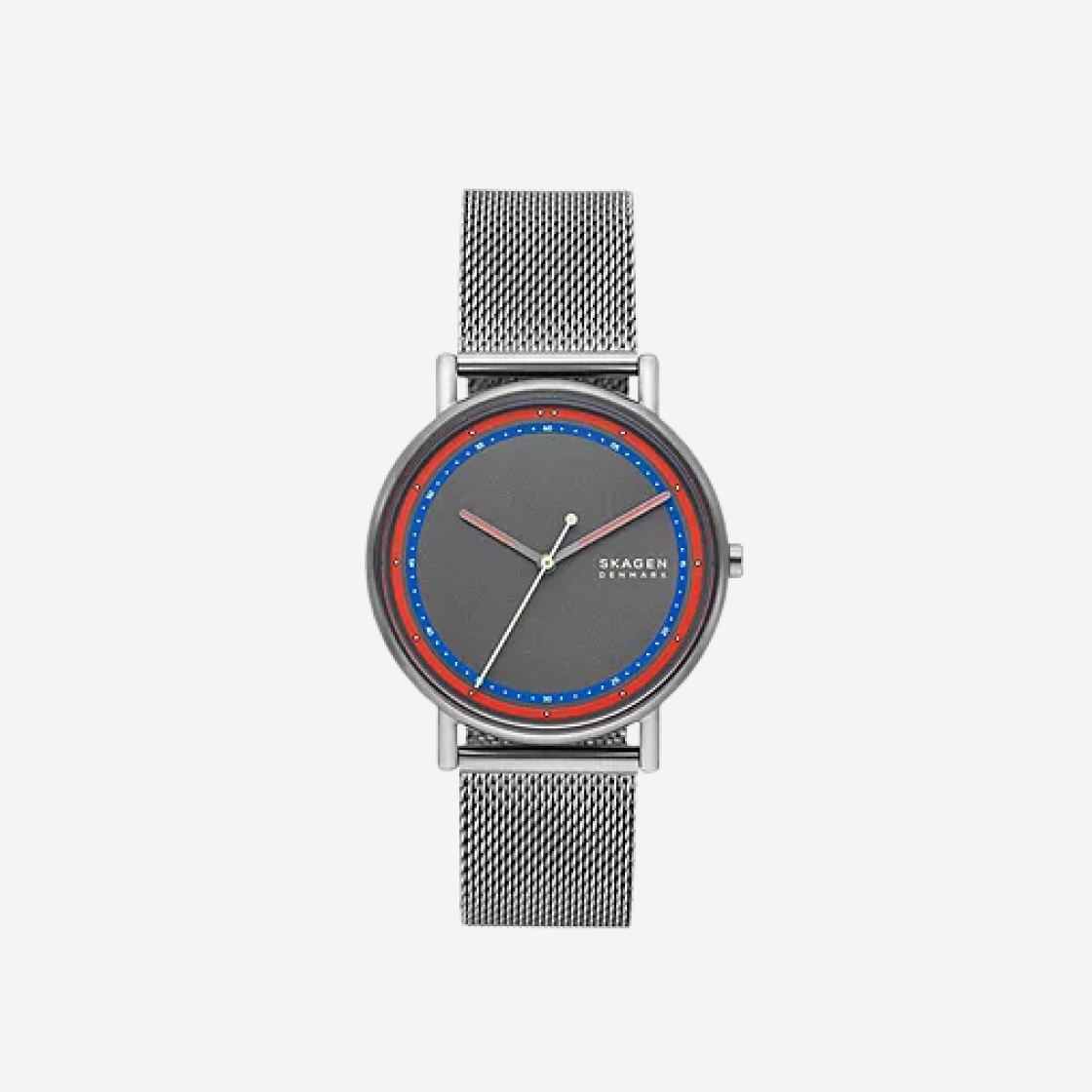 스카겐 시그니쳐 쓰리핸드 40mm 그레이 스테인리스 스틸 건메탈 | Skagen | KREAM