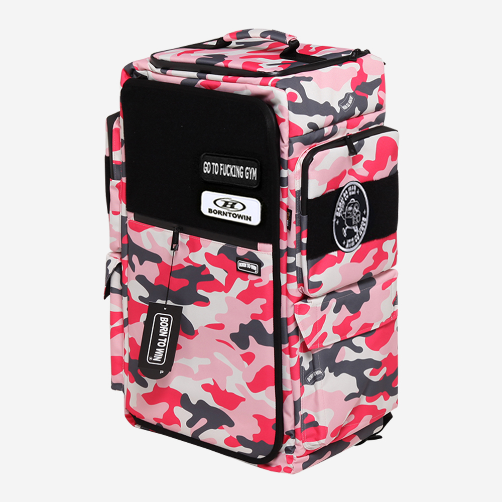 본투윈 B1 백팩 패치 버전 핑크 카모 | BORN TO WIN | KREAM