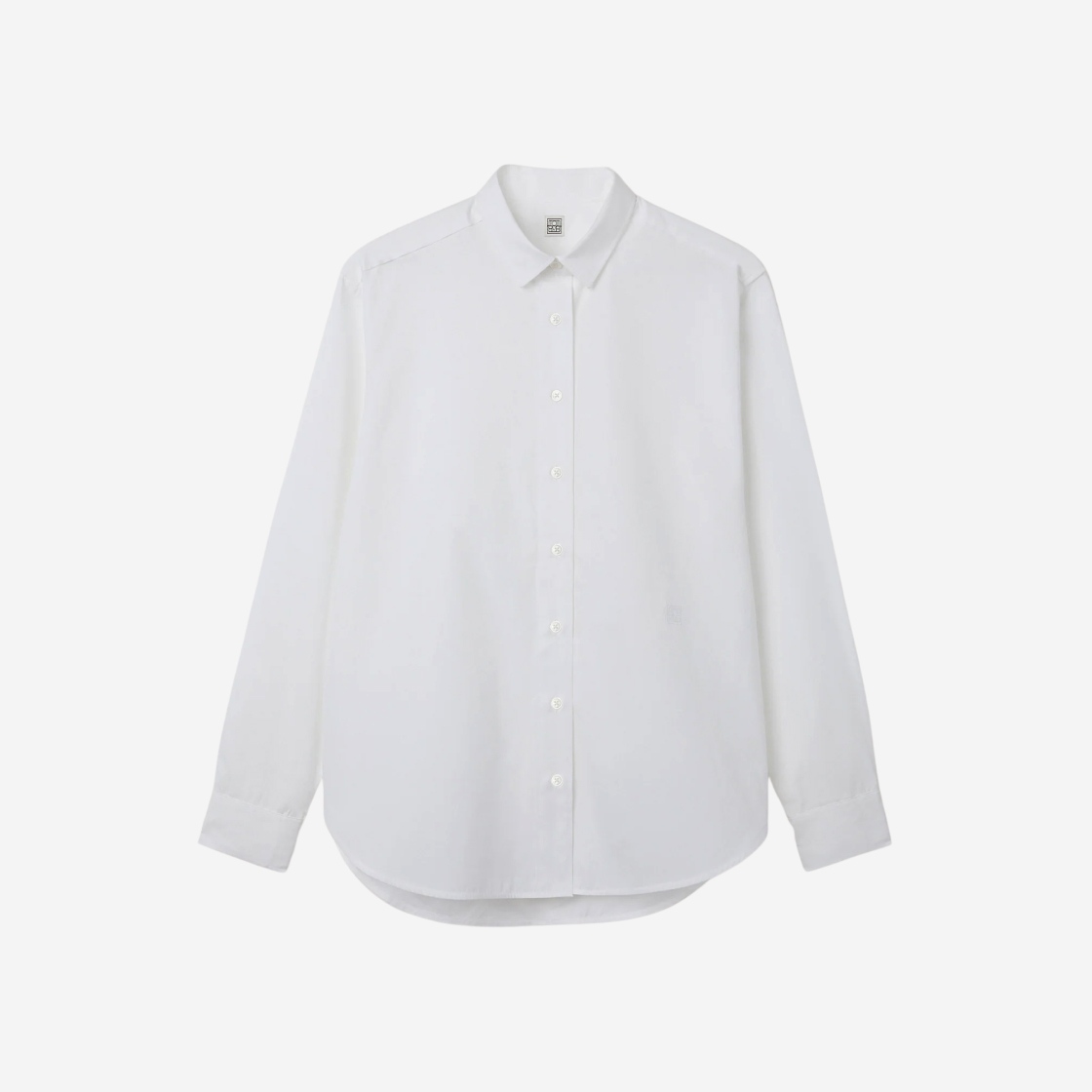 (W) 토템 시그니처 코튼 셔츠 화이트 | Toteme | KREAM