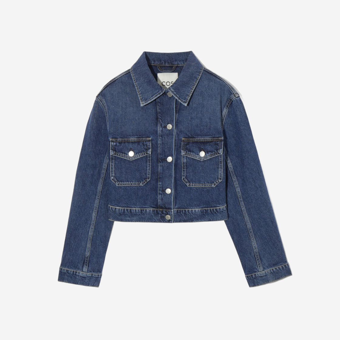 (W) 코스 크롭 데님 자켓 블루 | COS | KREAM