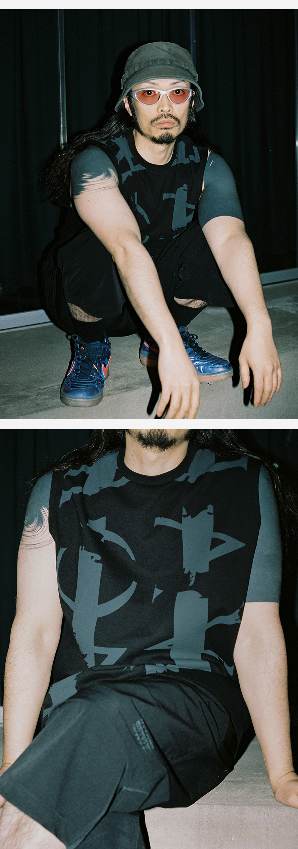 노우웨이브 빅 로고 슬리브리스 블랙 | Knowwave | KREAM