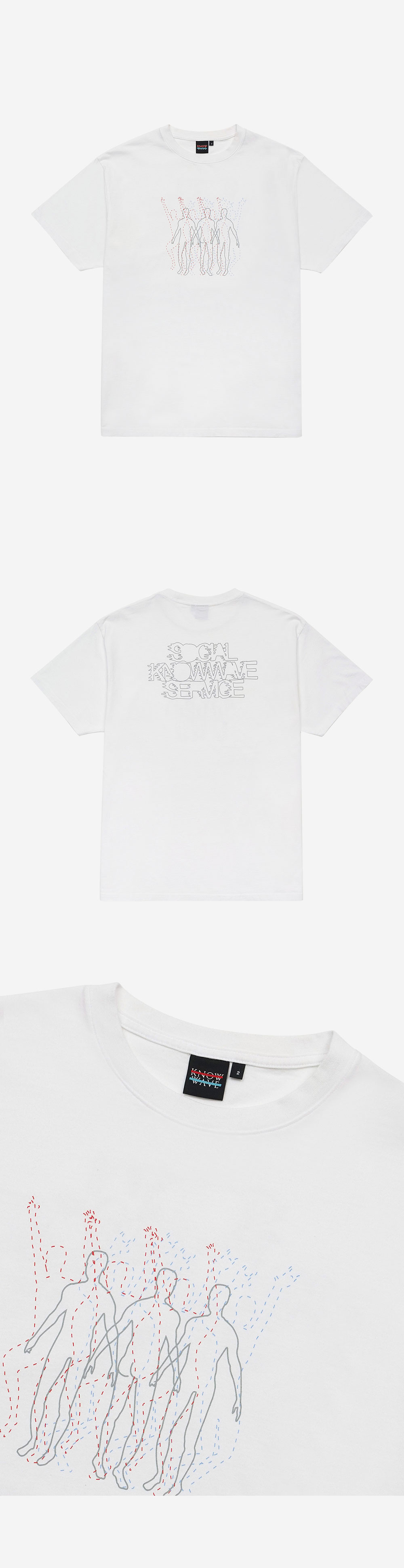 노우웨이브 SKS 티셔츠 화이트 | Knowwave | KREAM