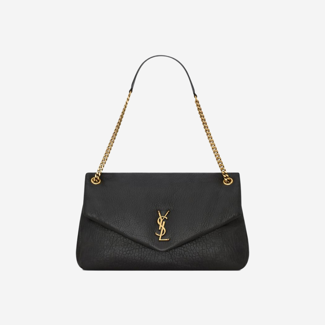 생로랑 그레인 램스킨 칼립소 라지백 블랙 | Saint Laurent | KREAM