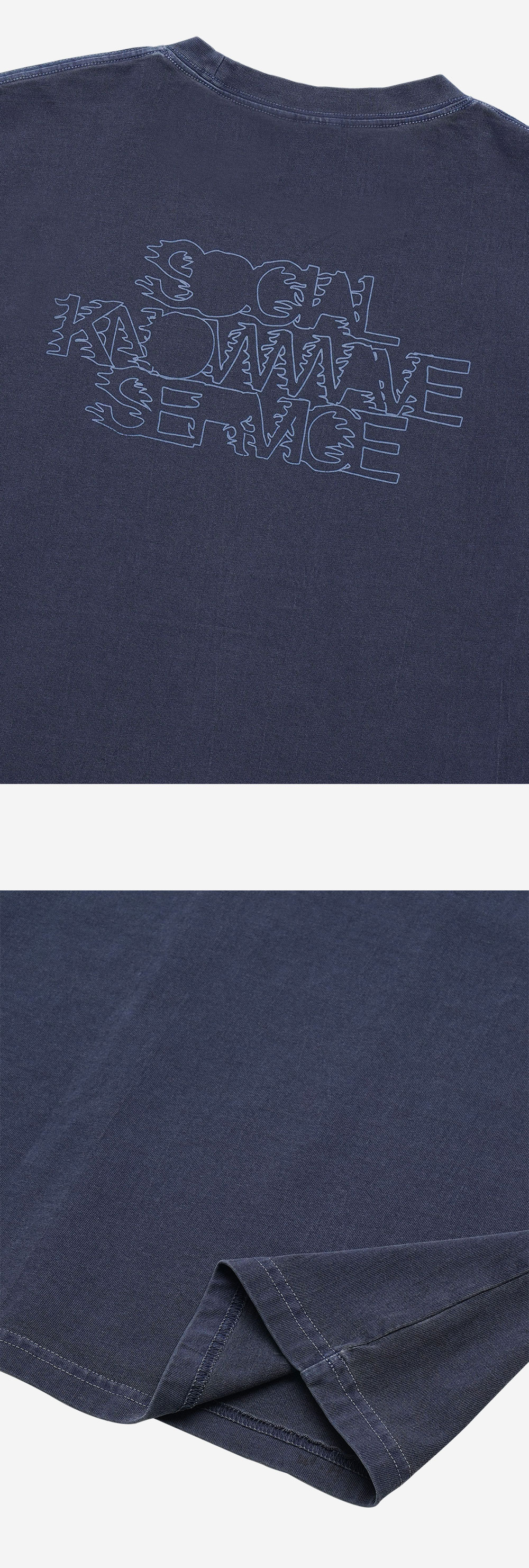 노우웨이브 SKS 티셔츠 네이비 | Knowwave | KREAM