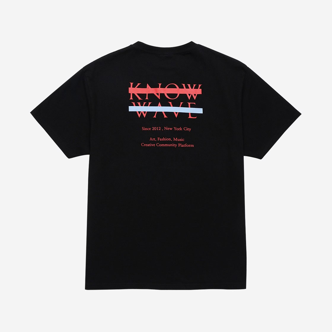 노우웨이브 아카이브 로고 티셔츠 블랙 | Knowwave | KREAM