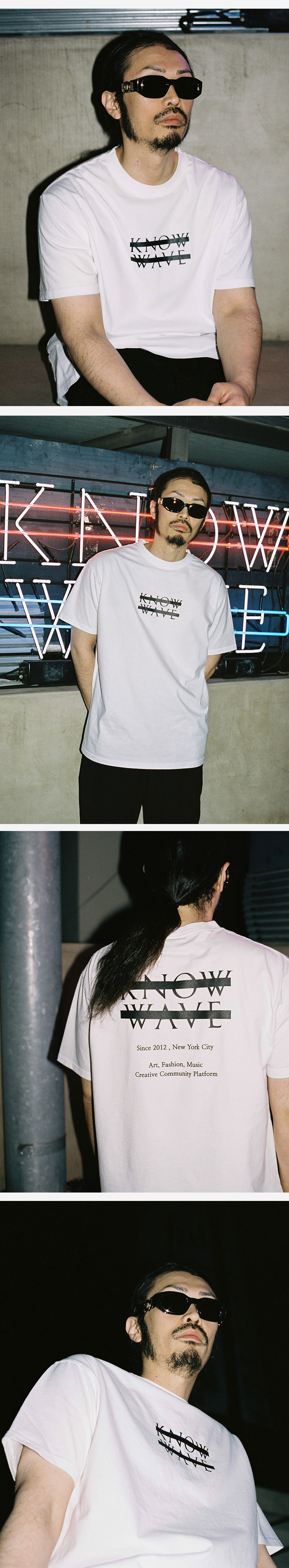 노우웨이브 아카이브 로고 티셔츠 화이트 | Knowwave | KREAM