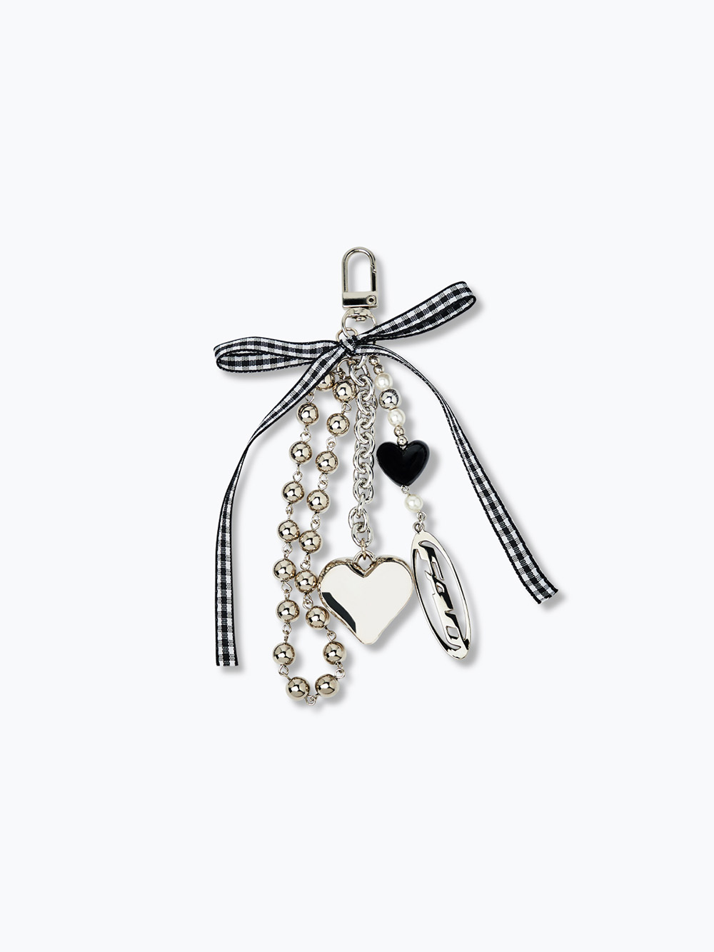 에프에이디 체크 리본 키링 메탈 | FAD | KREAM