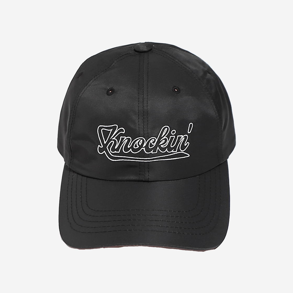 오가프 나일론 스티치 노킹 로고 볼캡 블랙 | OGARP | KREAM