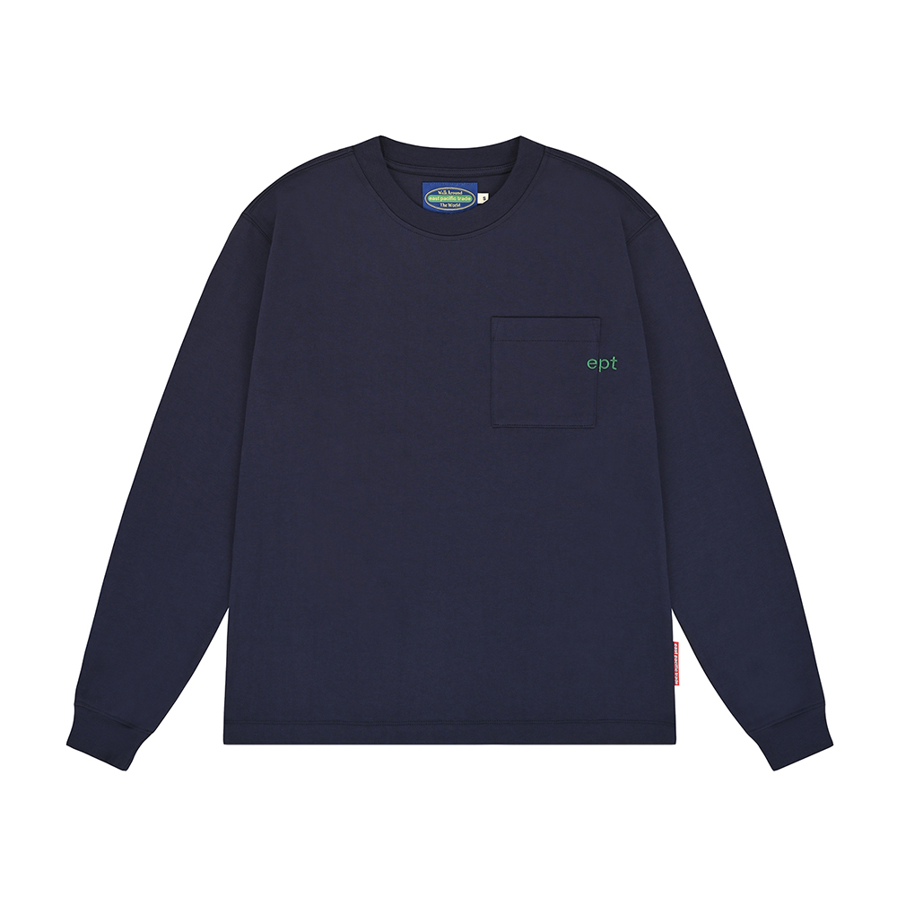 이피티 포켓 롱 슬리브 네이비 | EPT | KREAM
