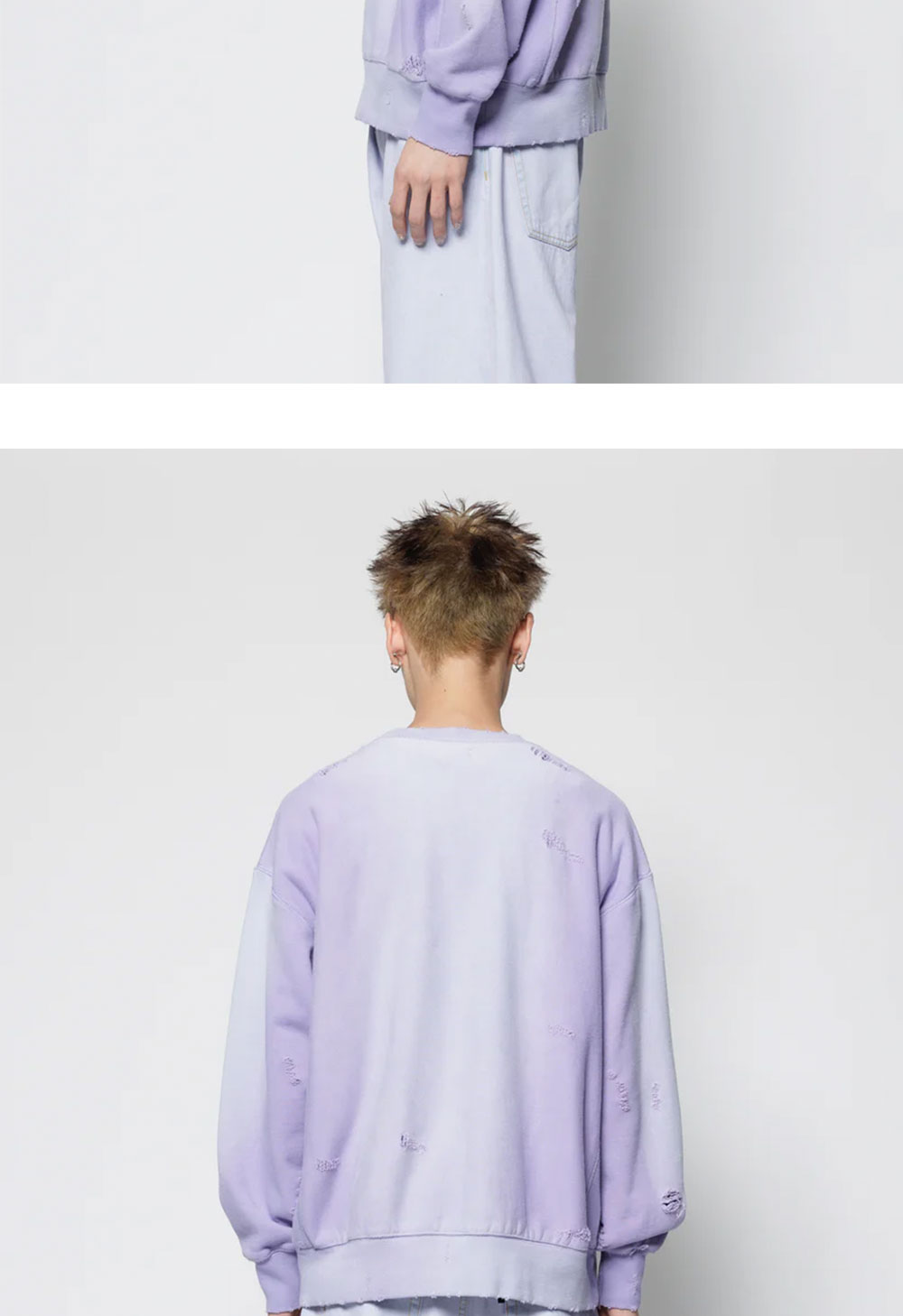 플래그스터프 보로 F-LAGSTUF-F 스웨트 퍼플 | Flagstuff | KREAM