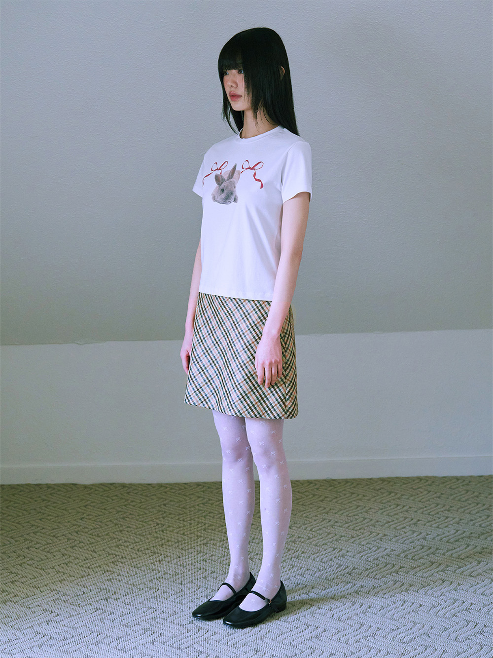 에프에이디 스위티 그래픽 알.레빗 티셔츠 화이트 | FAD | KREAM