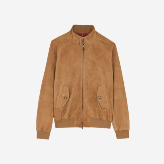 바라쿠타 G9 레귤러핏 스웨이드 자켓 네이비 | Baracuta | KREAM