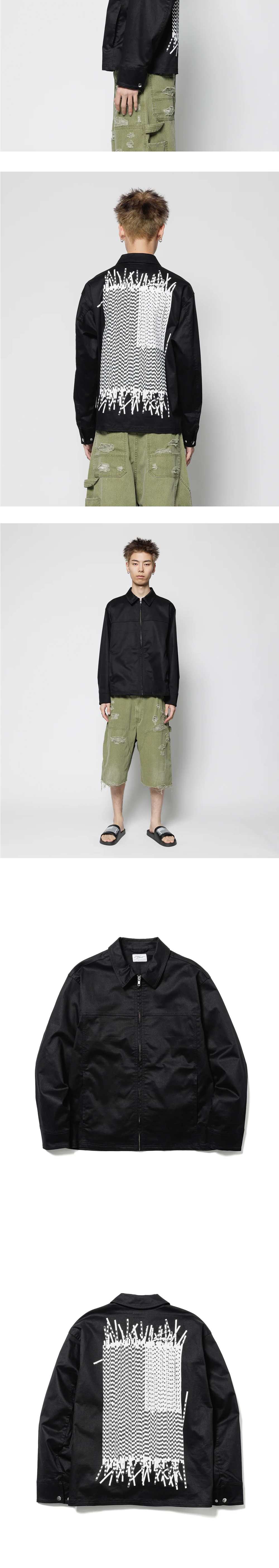 플래그스터프 x 카와무라 코스케 스타 바즈 스윙 탑 블랙 | Flagstuff | KREAM