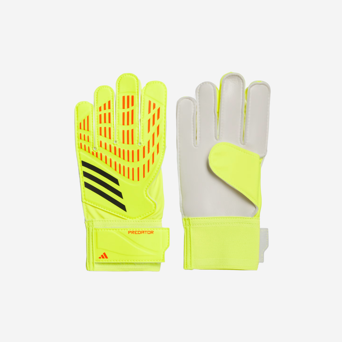 (키즈) 아디다스 프레데터 트레이닝 골키퍼 글러브 솔라 옐로우 블랙 솔라 레드 | Adidas | KREAM