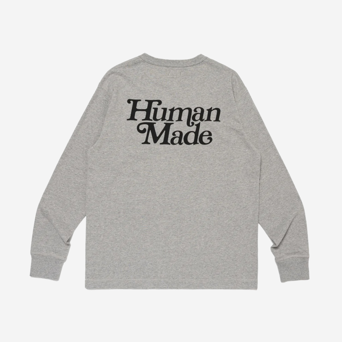 휴먼 메이드 프로토타입 헨리 넥 롱슬리브 티셔츠 그레이 | Human Made | KREAM