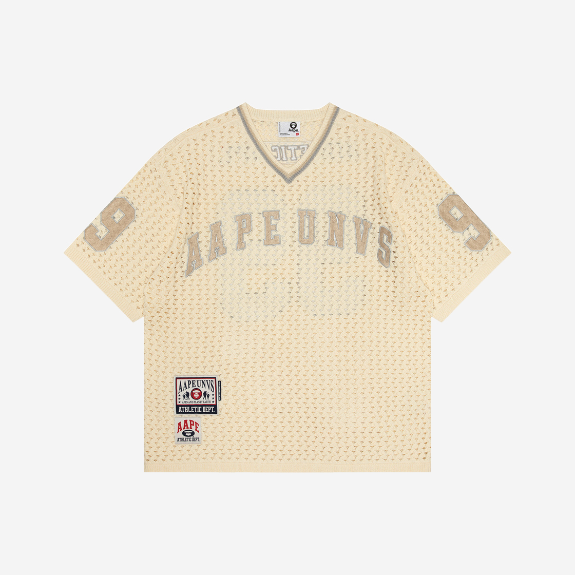 에이프 니트 티 아이보리 | AAPE | KREAM