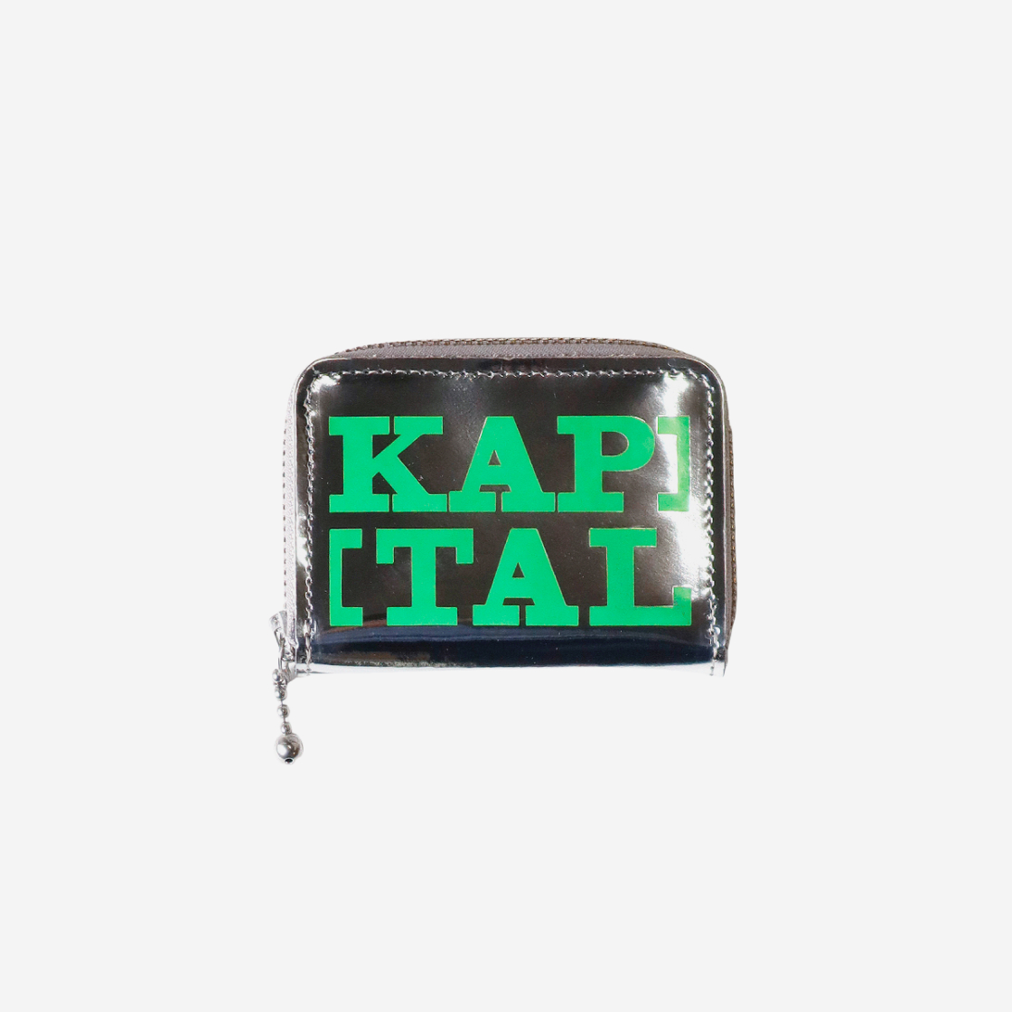 캐피탈 떰즈 업 미러 레더 미니 지갑 그린 | Kapital | KREAM