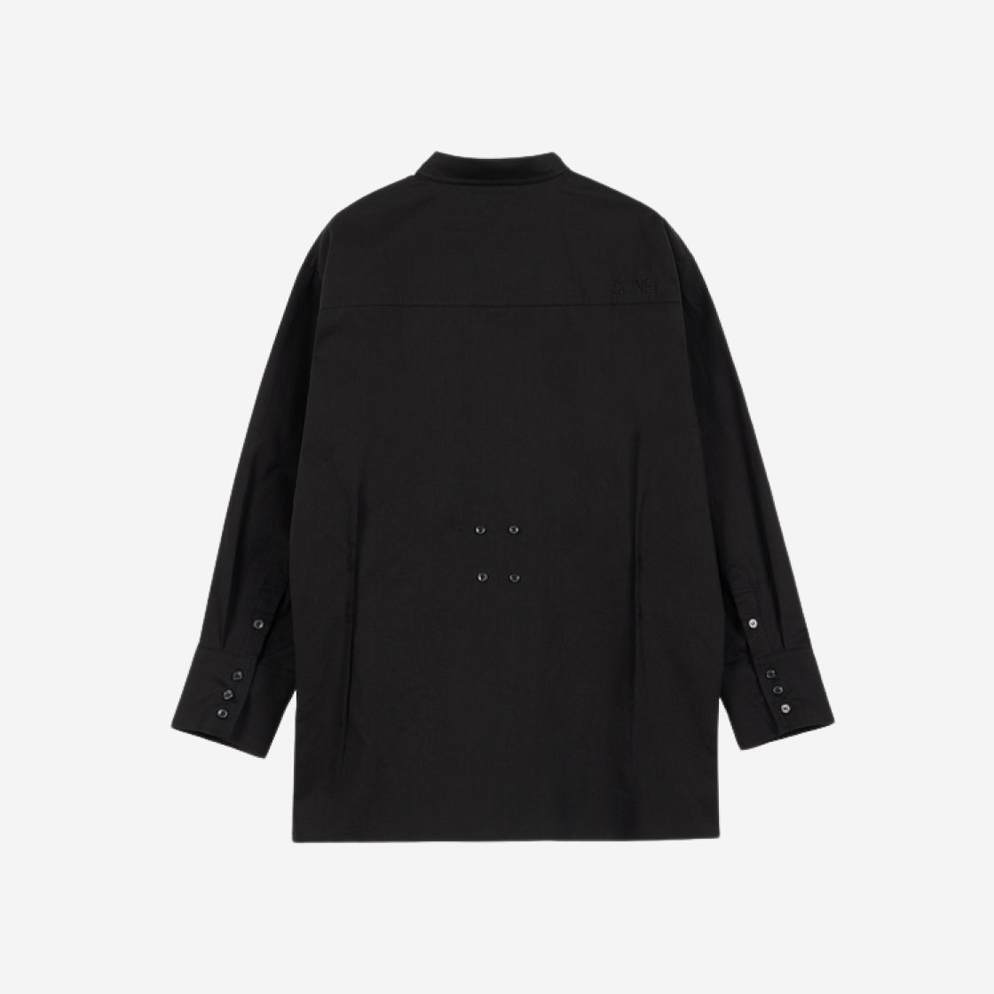 (W) 다이닛 드레이프 투웨이 셔츠블랙 | Deinet | KREAM