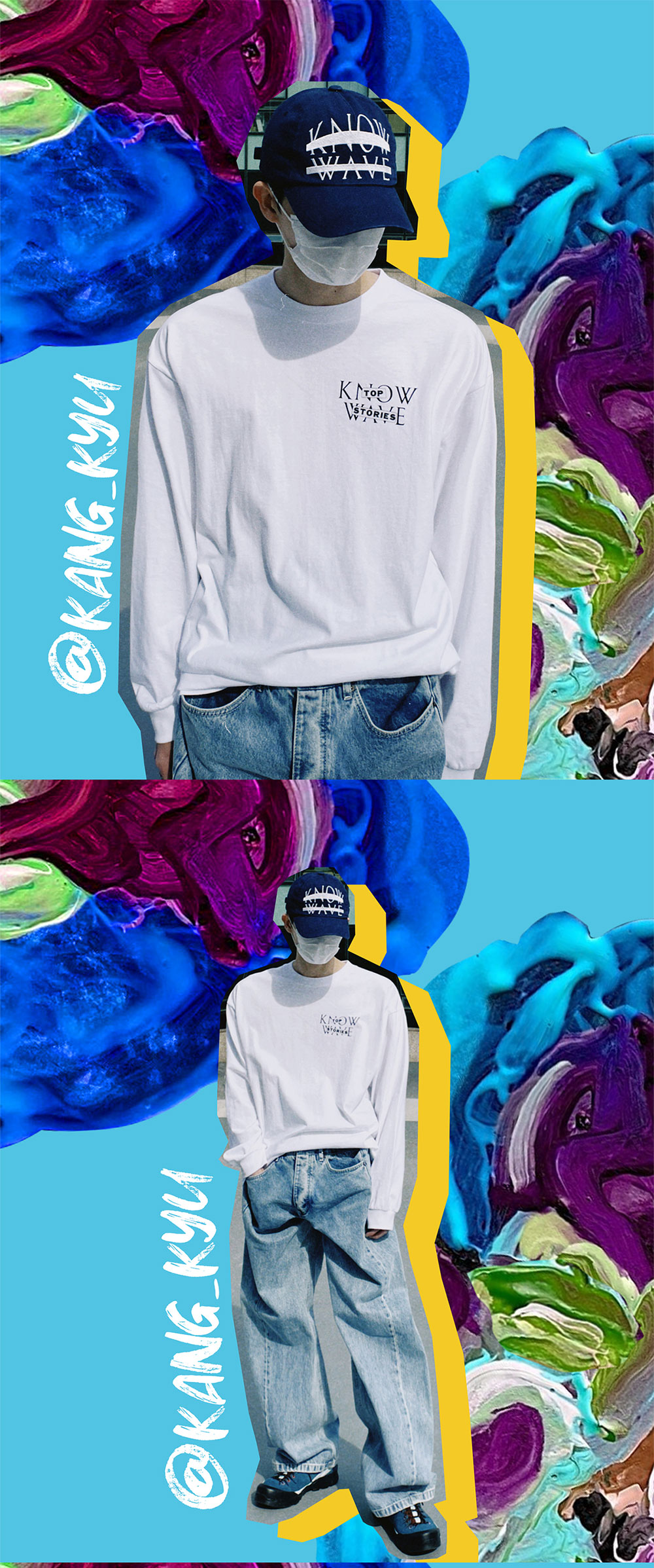 노우웨이브 탑스토리 티셔츠 화이트 | Knowwave | KREAM