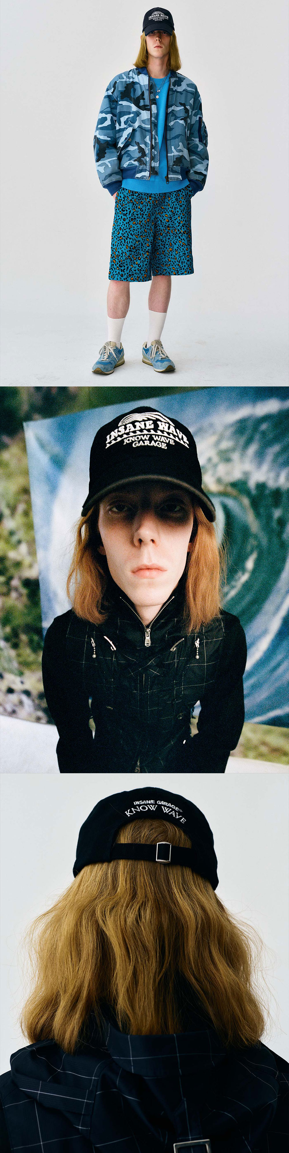 노우웨이브 X 인세인개러지 인세인 웨이브 볼캡 블랙 | Knowwave | KREAM