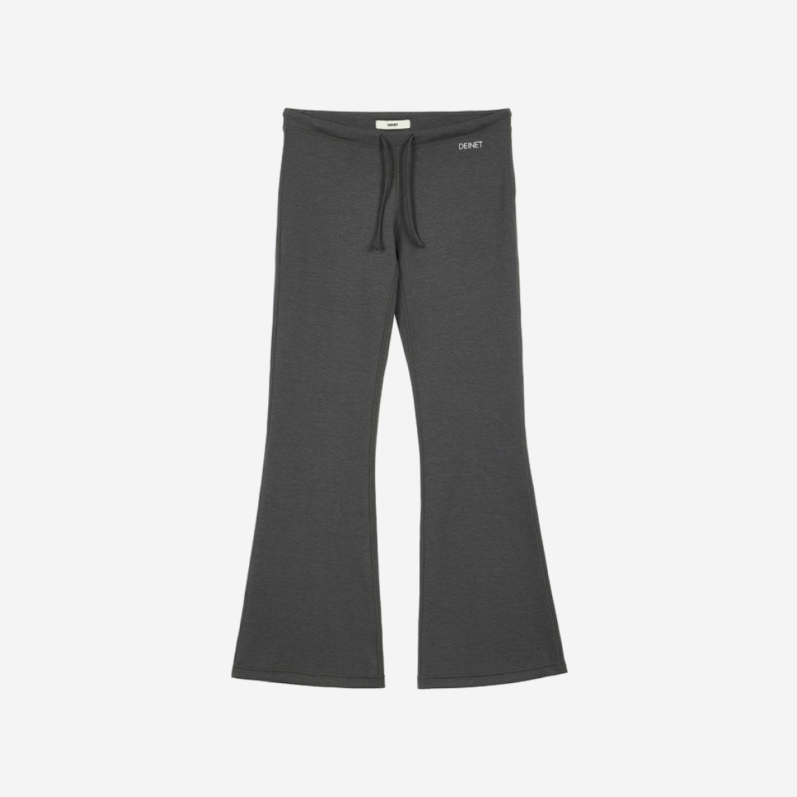 (W) 다이닛 플레어드 레깅스 팬츠 차콜 | Deinet | KREAM