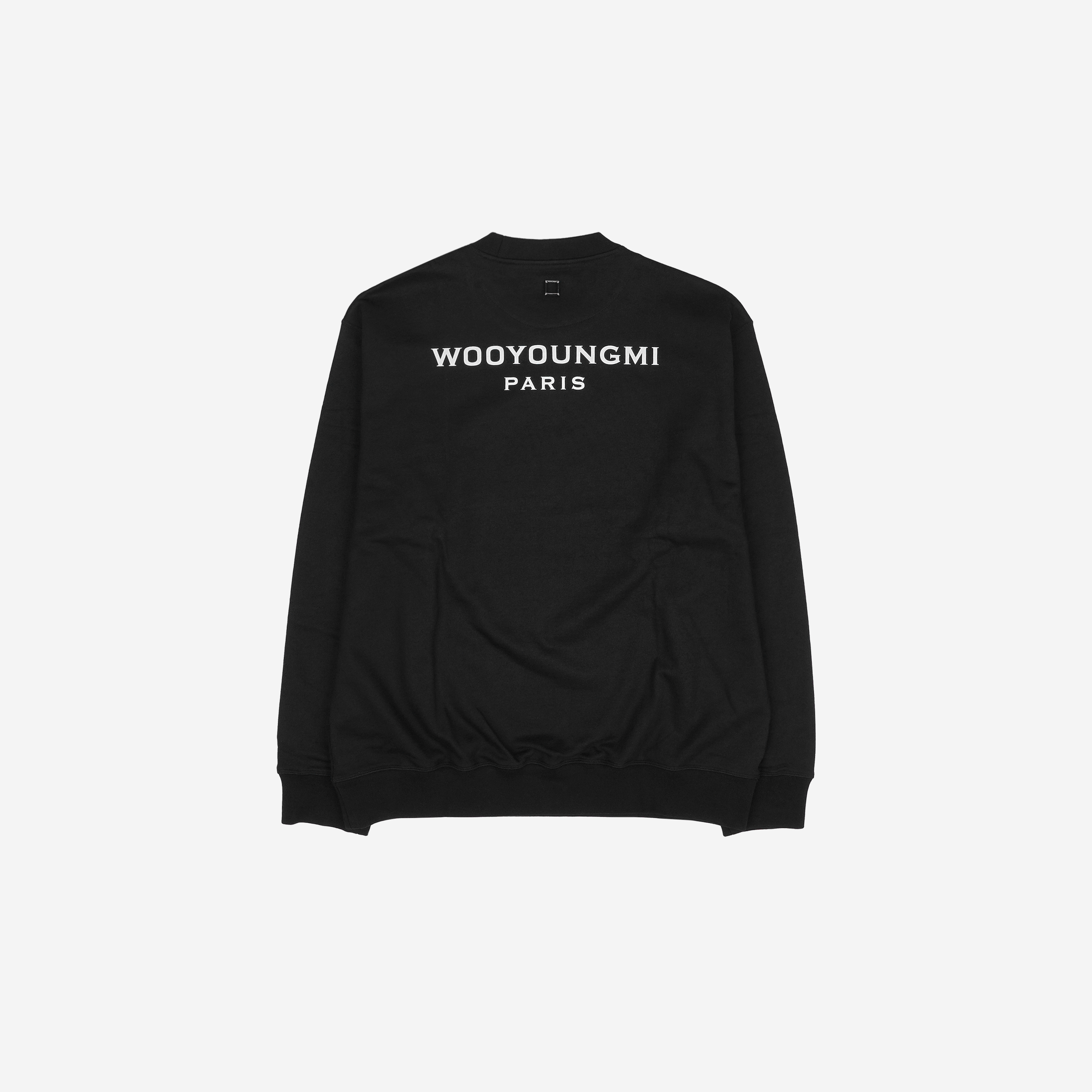 우영미 백 로고 스웨트셔츠 블랙 - 23FW | KREAM