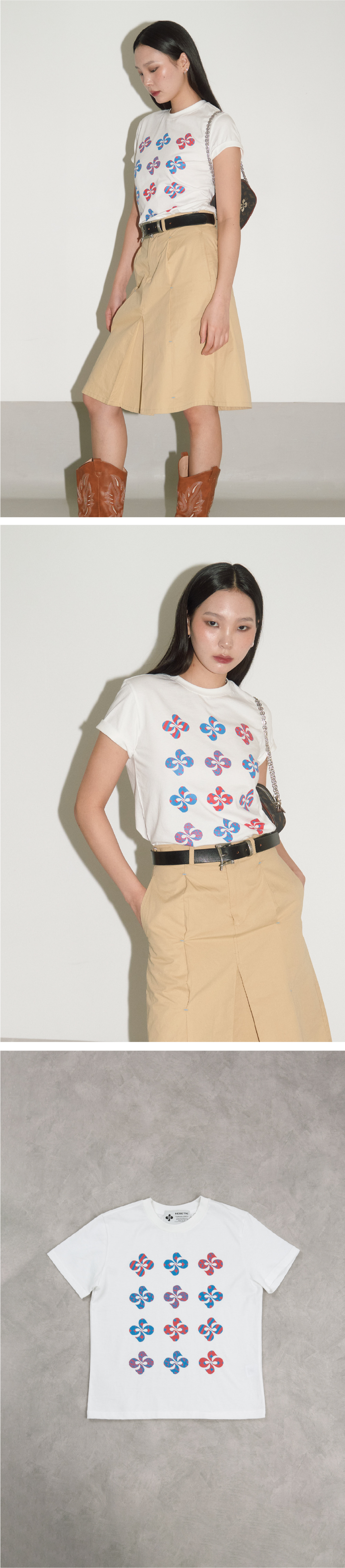 헤레틱 코스터 티셔츠 화이트 | HERETIC | KREAM