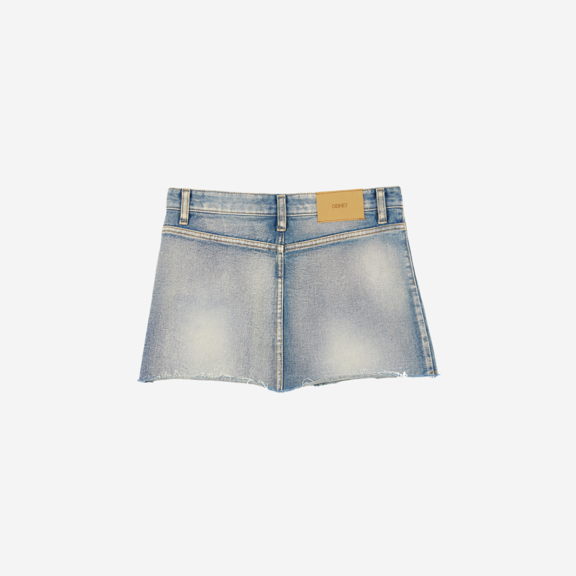 (W) 다이닛 포켓 빈티지 데님 미니 스커트 라이트 블루 | Deinet | KREAM