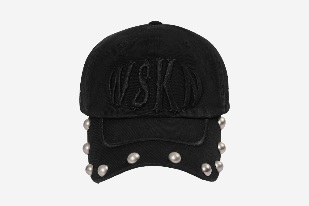 웨스켄 WSKN 엠브로이더드 스터드 캡 블랙 | Wesken | KREAM