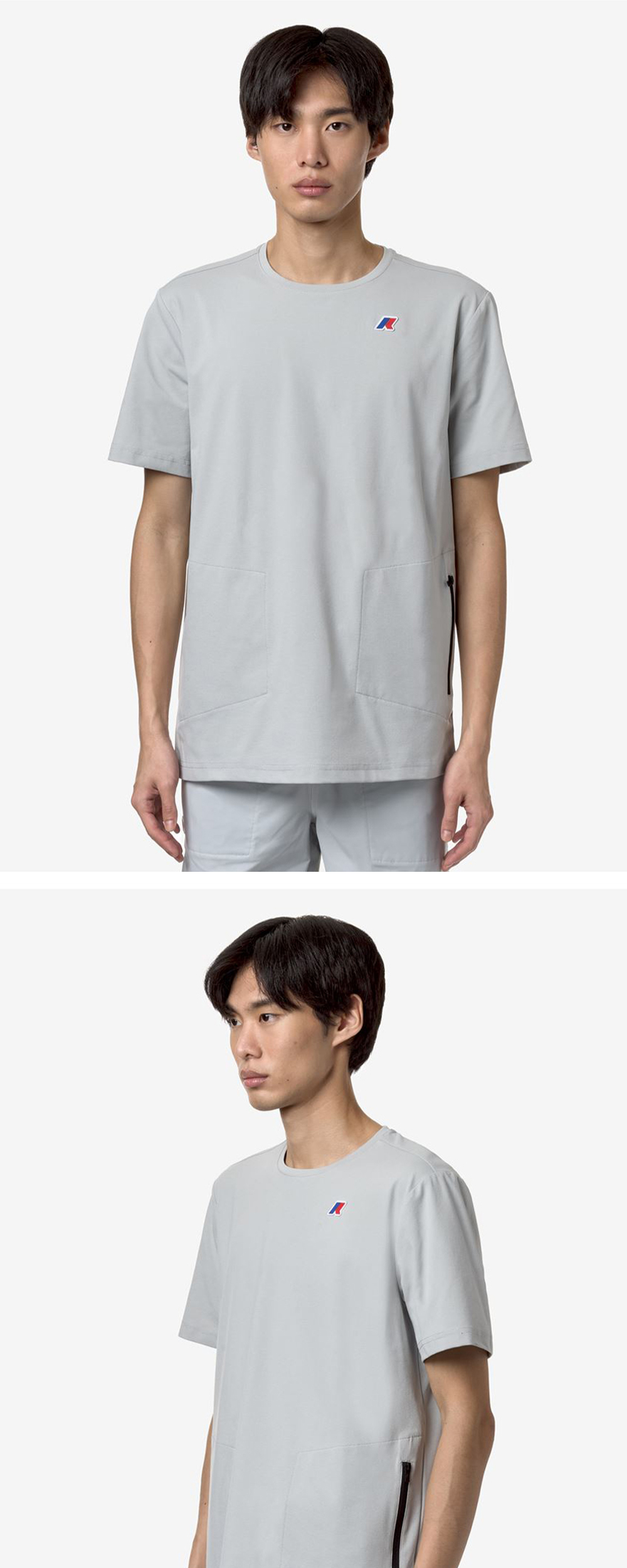까웨 세릴 트래블 티셔츠 라이트 그레이 | K-WAY | KREAM
