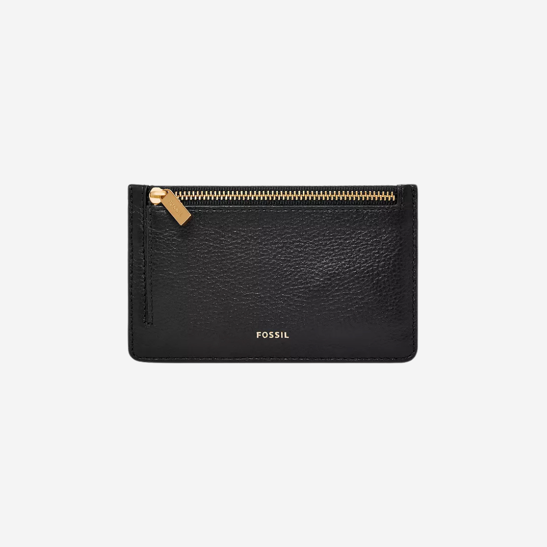 파슬 로건 레더 카드 케이스 지갑 블랙 | Fossil | KREAM