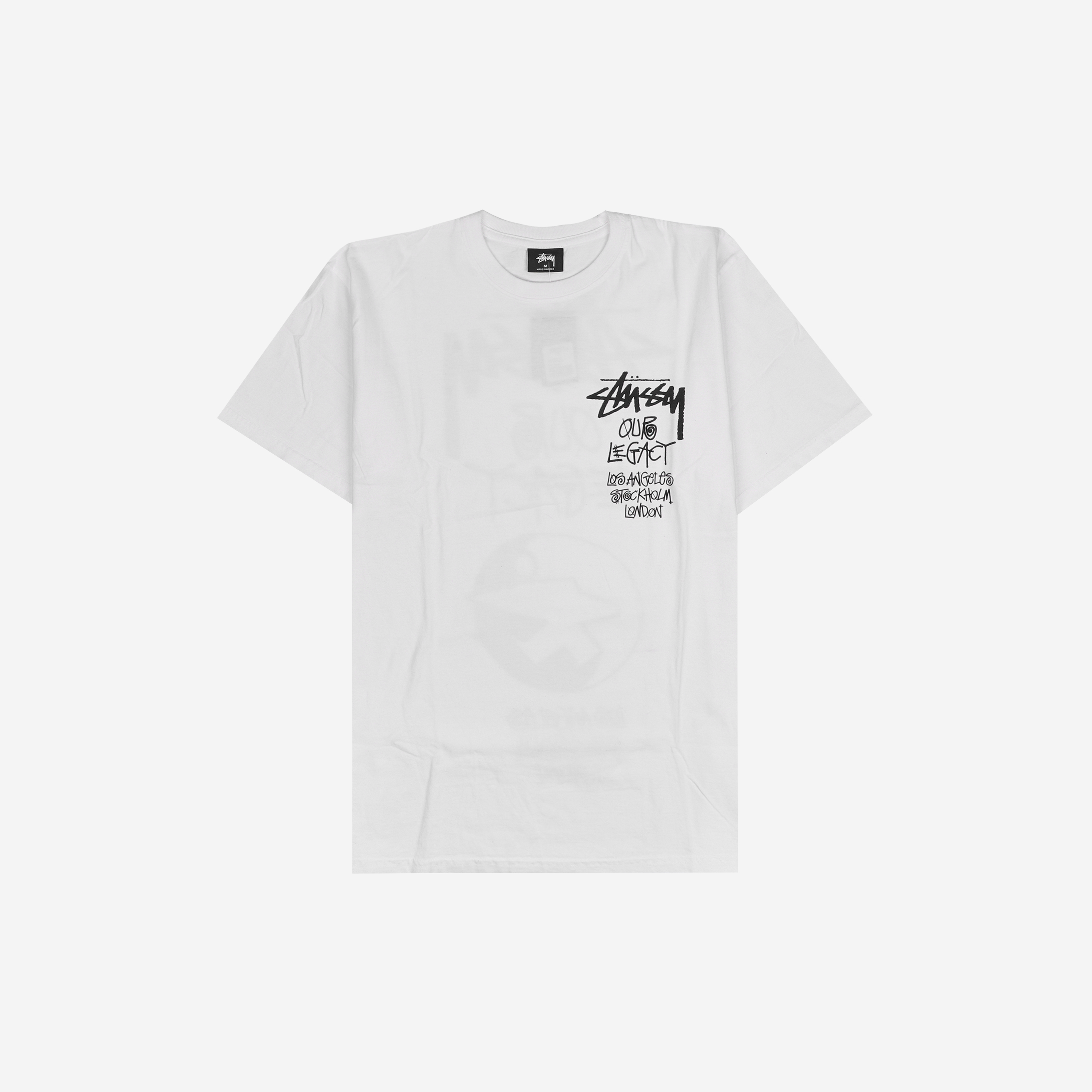 스투시 x 아워레가시 서프맨 피그먼트 다이드 티셔츠 내츄럴 - 20FW | KREAM