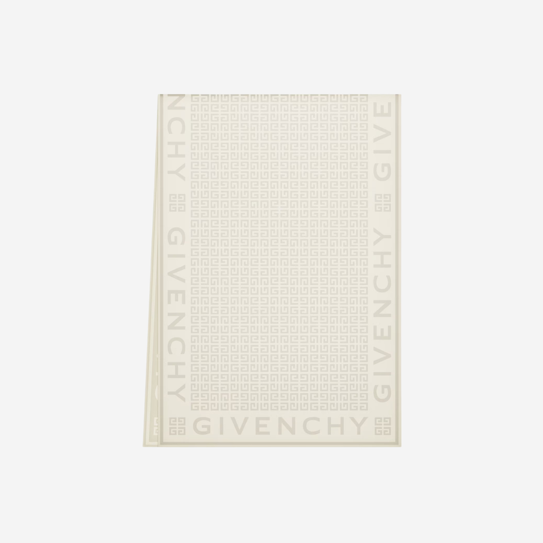 지방시 4G 샤인 실크 자카드 스톨 아이보리 | Givenchy | KREAM