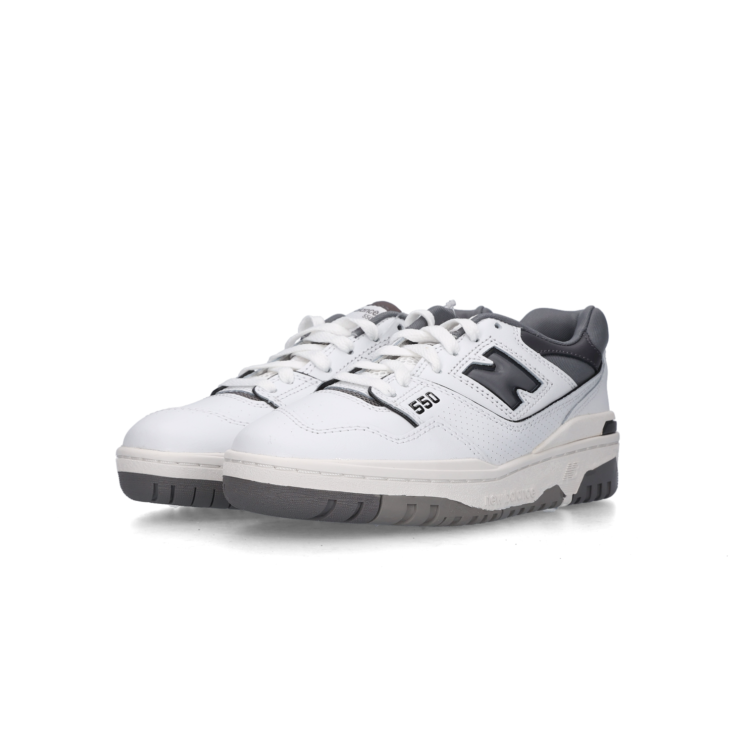 뉴발란스 550 화이트 그레이 다크 그레이 - 2E 와이드 | KREAM