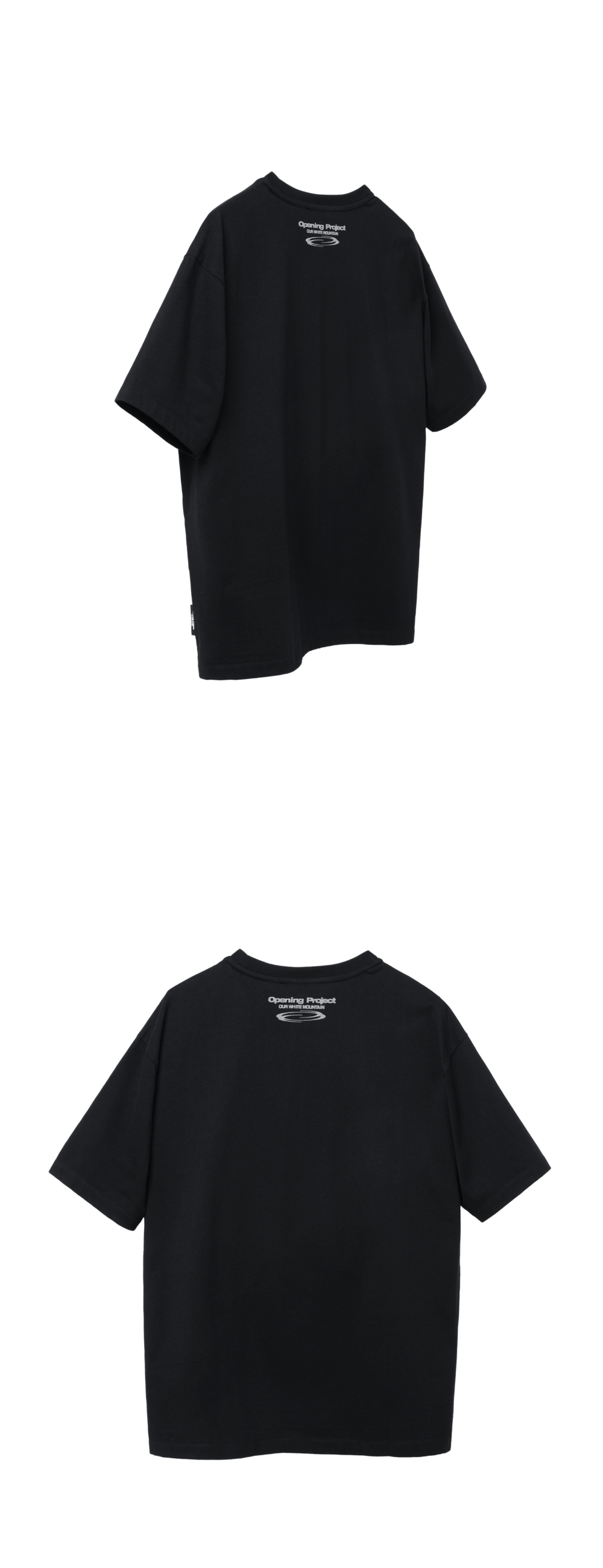 오프닝프로젝트 아이덴티티 티셔츠 3M 블랙 | Opening Project | KREAM