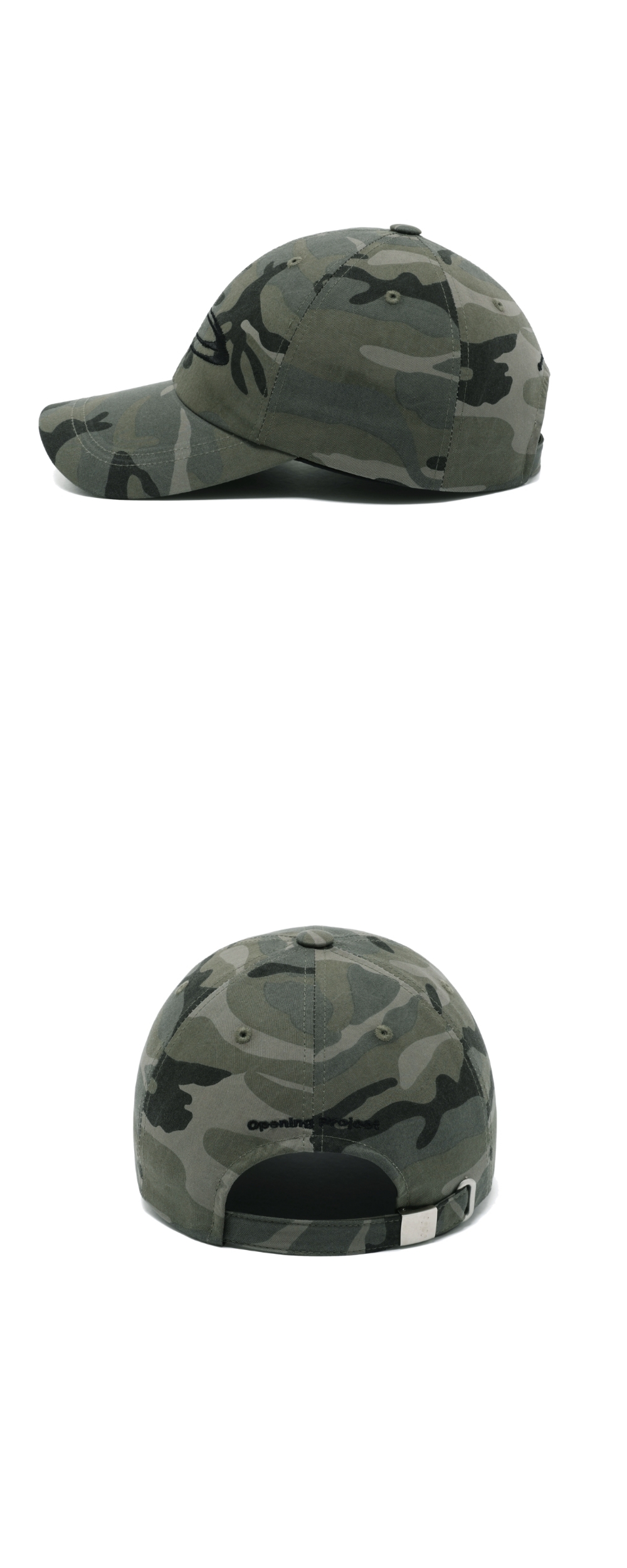 오프닝프로젝트 OG 로고 캡 카모 | Opening Project | KREAM