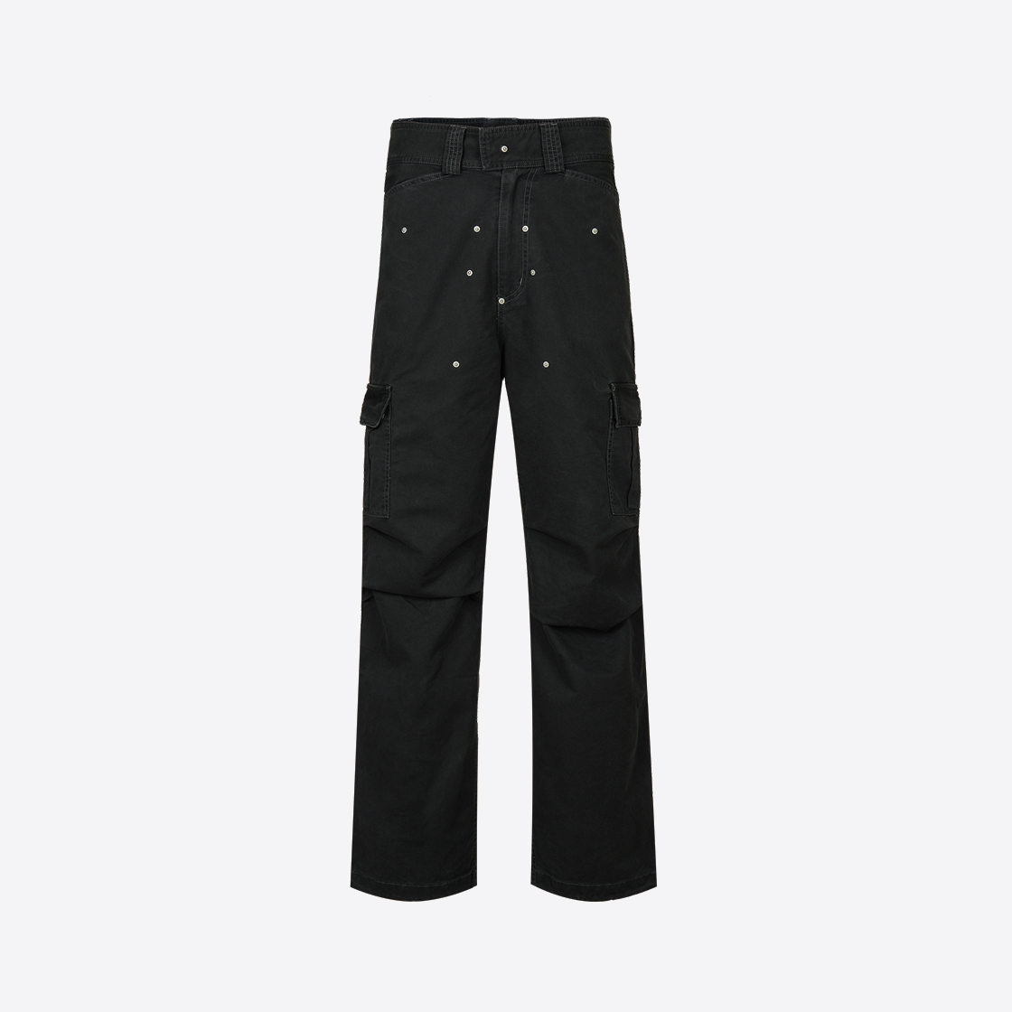 컴퓨터 포맷 스타 스터드 카고 팬츠 블랙 | Computer Format | KREAM
