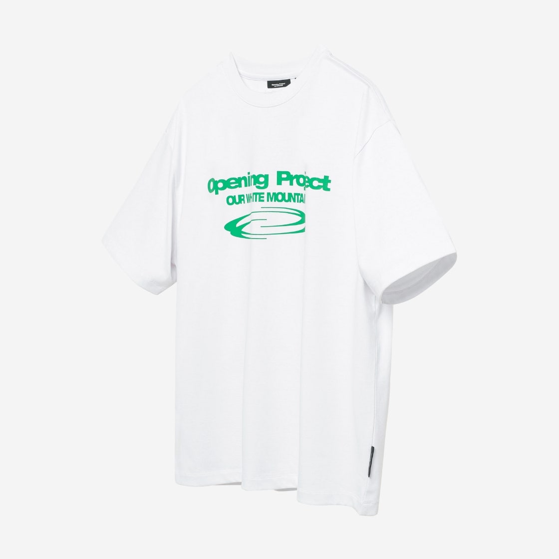 오프닝프로젝트 아이덴티티 티셔츠 화이트 그린 | Opening Project | KREAM