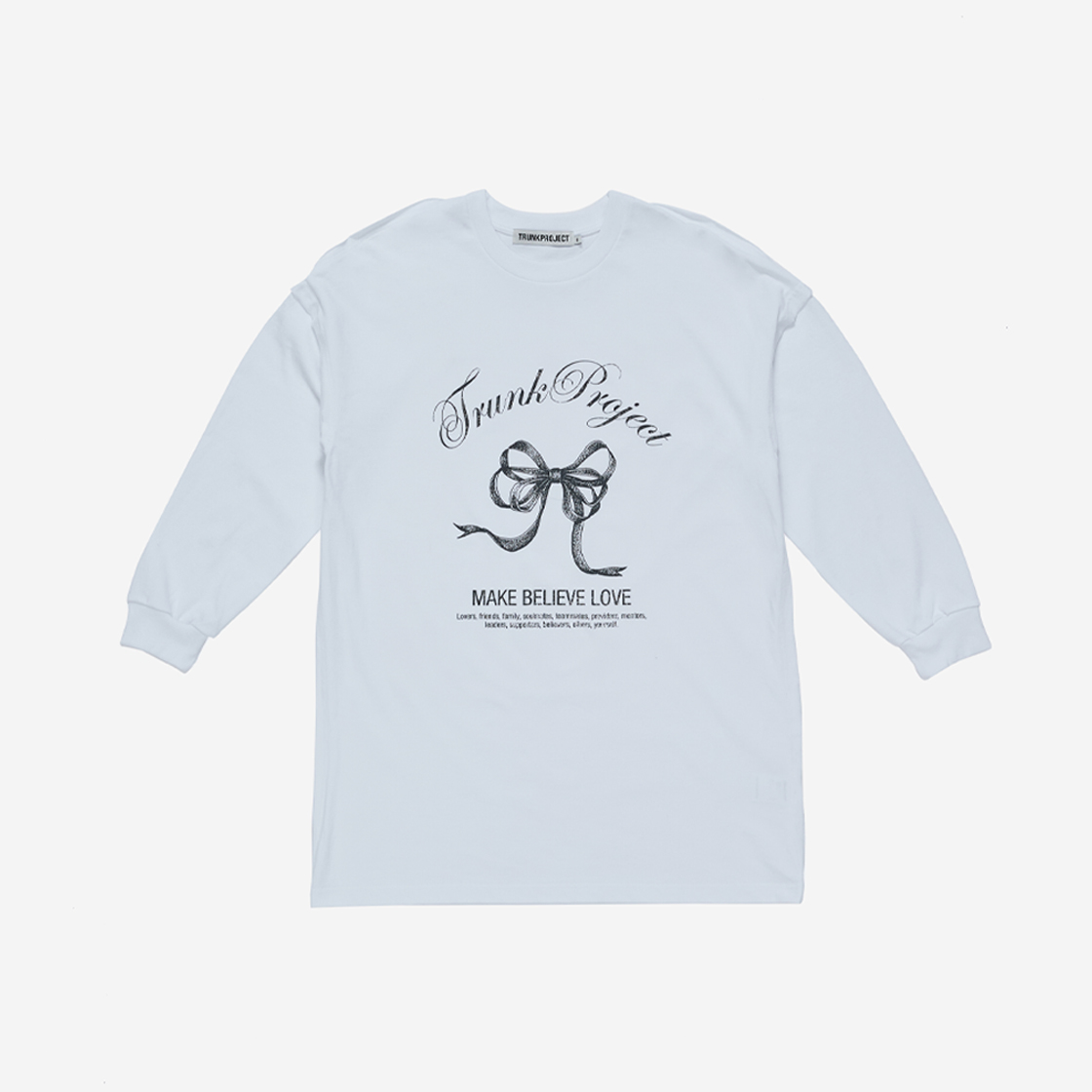 트렁크프로젝트 프린티드 롱 슬리브 화이트 | TRUNKPROJECT | KREAM