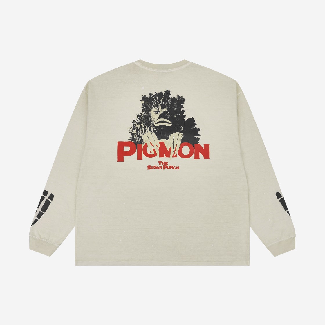 슈가 펀치 울트라맨 피그몬 롱슬리브 화이트 | Sugar Punch | KREAM