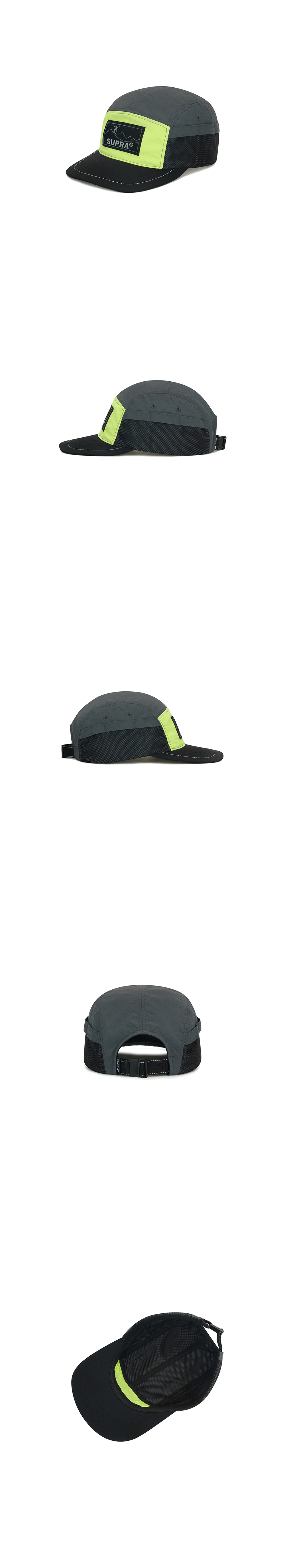수프라 3M 립스탑 캠프캡 라임 | Supra | KREAM