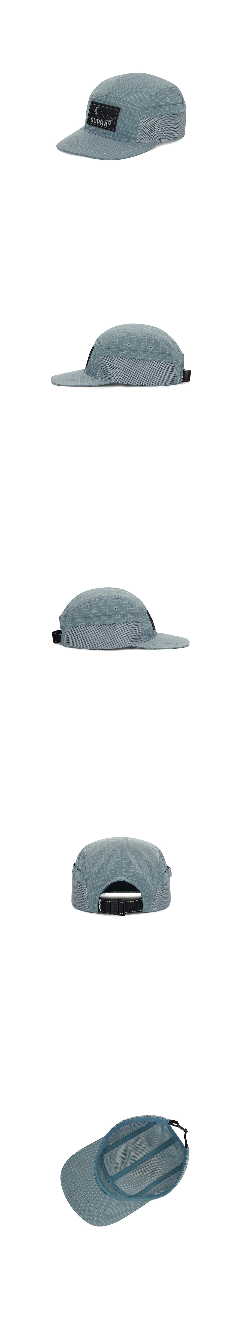 수프라 3M 립스탑 캠프캡 라이트 블루 | Supra | KREAM