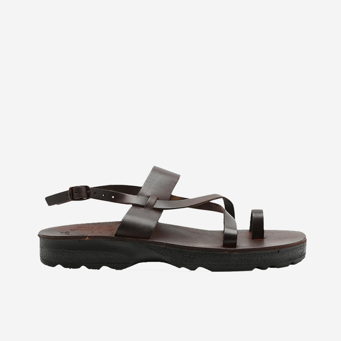 예루살렘 샌들 519 토 로프 스트랩 베다니 볼드 샌들 브라운 | JERUSALEM SANDALS | KREAM