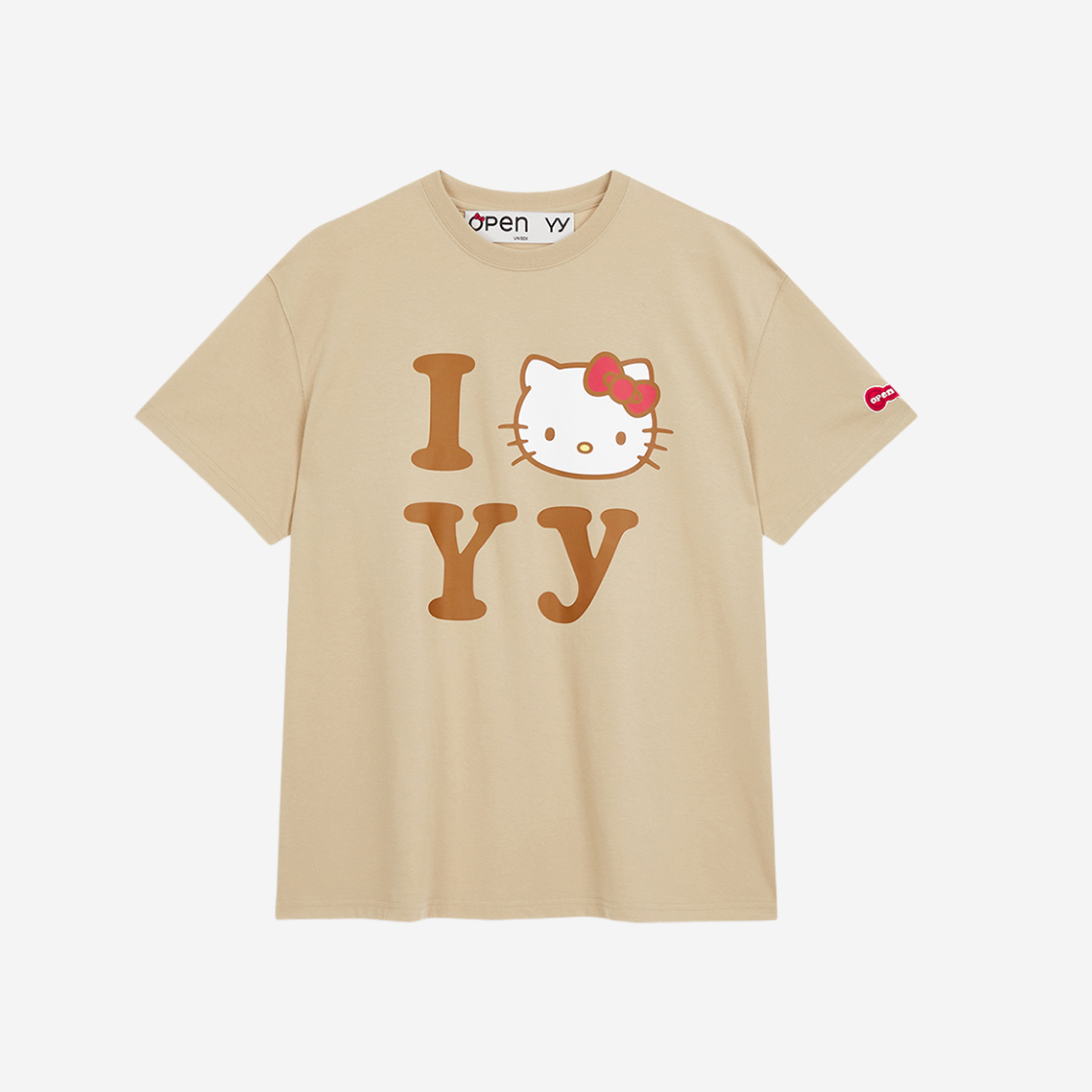 오픈 Yy x 헬로 키티 티셔츠 베이지 | Open Yy | KREAM