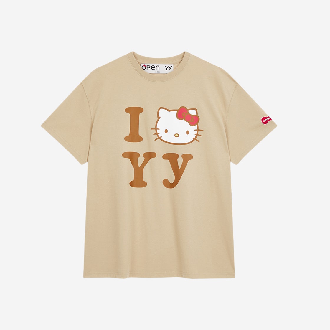 오픈 Yy x 헬로 키티 티셔츠 베이지 | Open Yy | KREAM