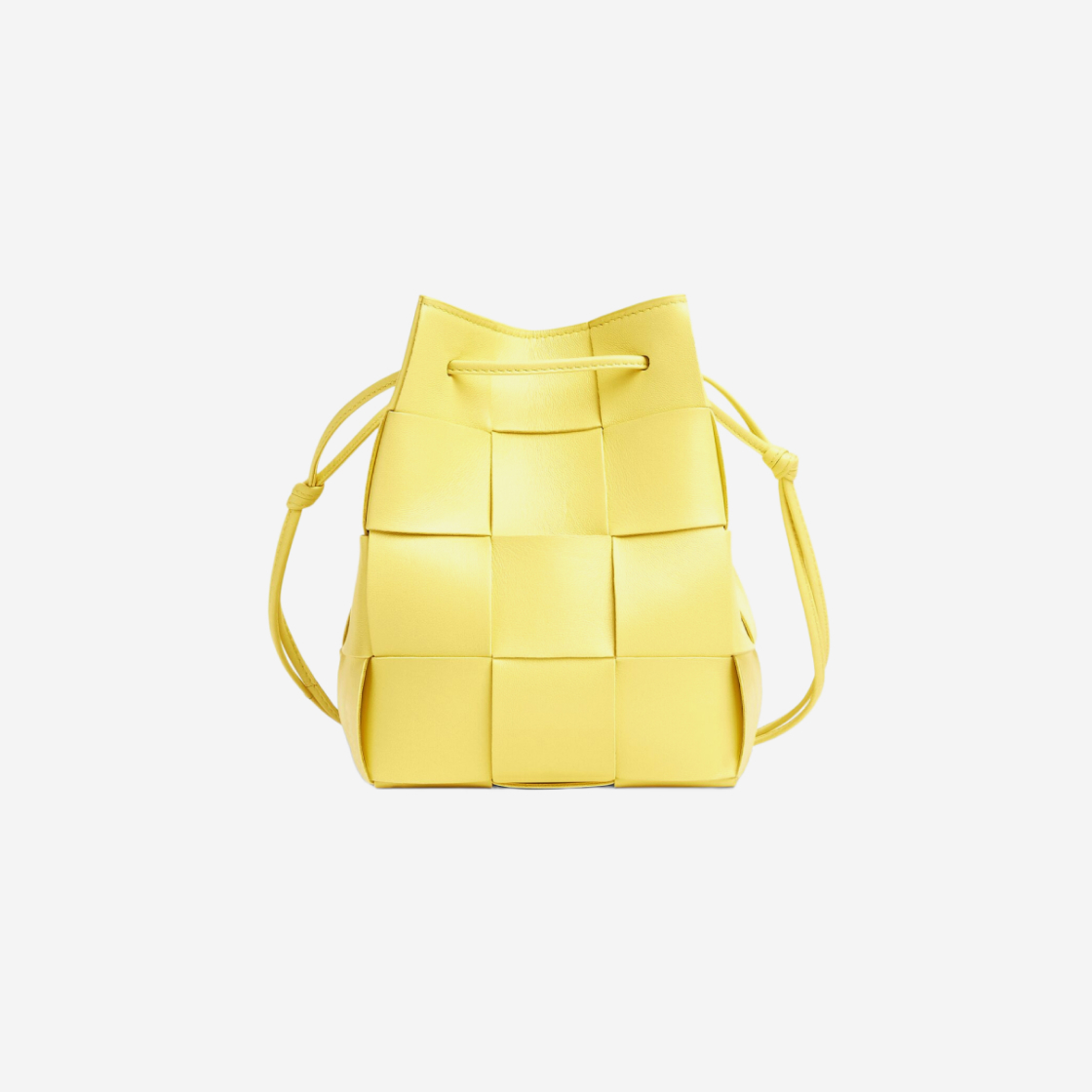 보테가 베네타 스몰 카세트백 크로스바디 버킷 셔벗 Bottega Veneta Kream