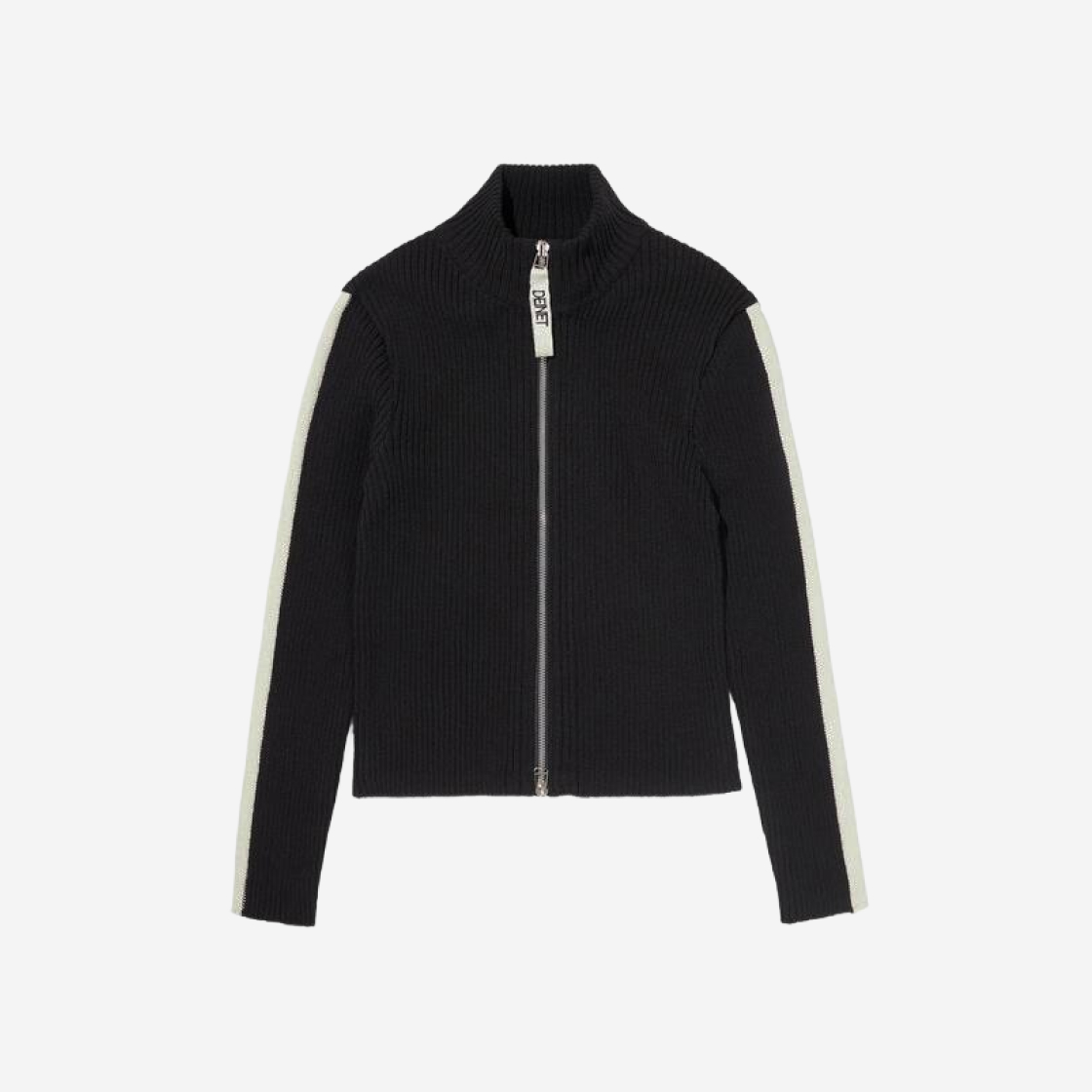 (W) 다이닛 하이 넥 라인 가디건 블랙 | Deinet | KREAM