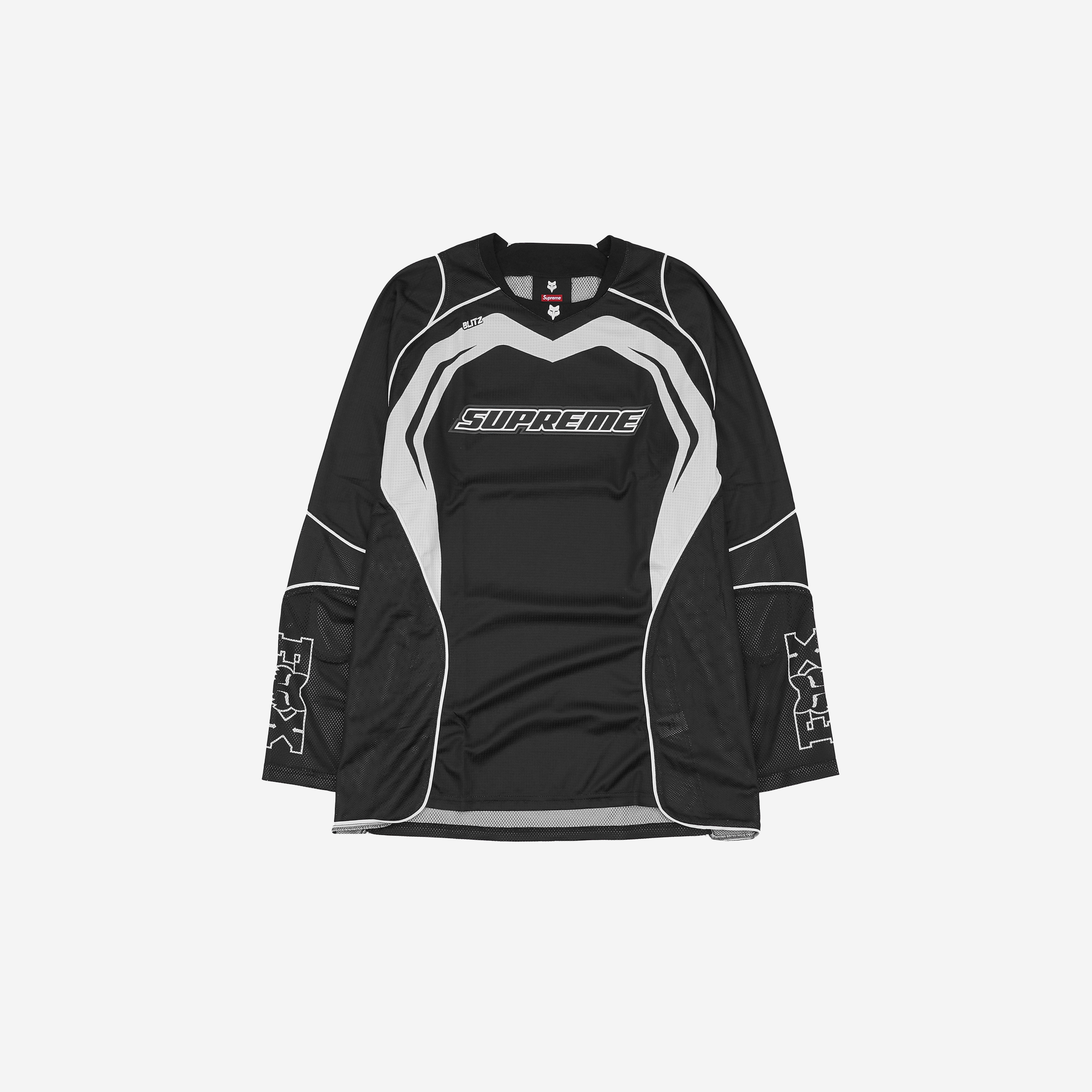 슈프림 x 폭스 레이싱 저지 블랙 - 23FW | KREAM