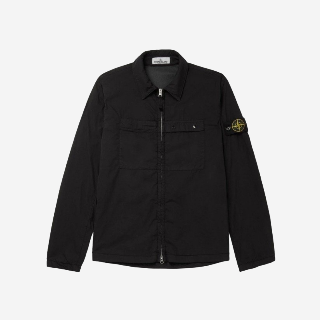 스톤 아일랜드 10404 투 포켓 나일론 오버셔츠 블랙 - 20FW | Stone Island | KREAM