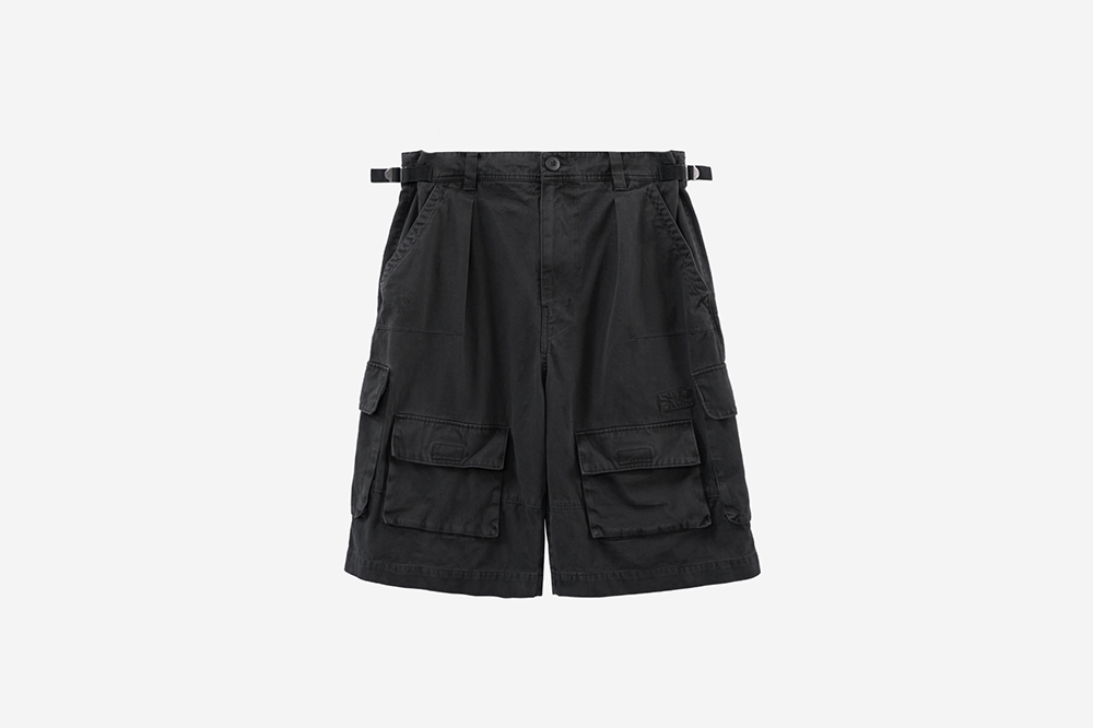 폴리테루 x 노매뉴얼 카고 1/2 팬츠 차콜 | Polyteru | KREAM